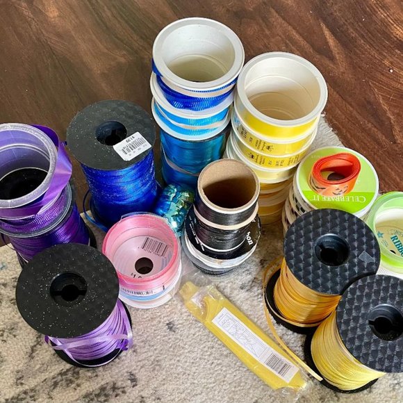 Party Supplies | Ribbon Lot 33 Rolls Most Are New | Poshmark